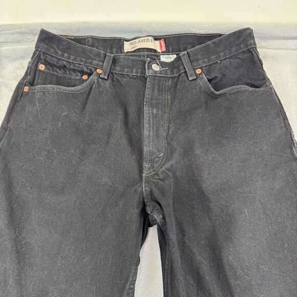 Levi's | Jeans | Vintage Levis 55 Jeans Men 36x34 Black Denim 5 Pocket Relaxed Cowboy 2000s ...